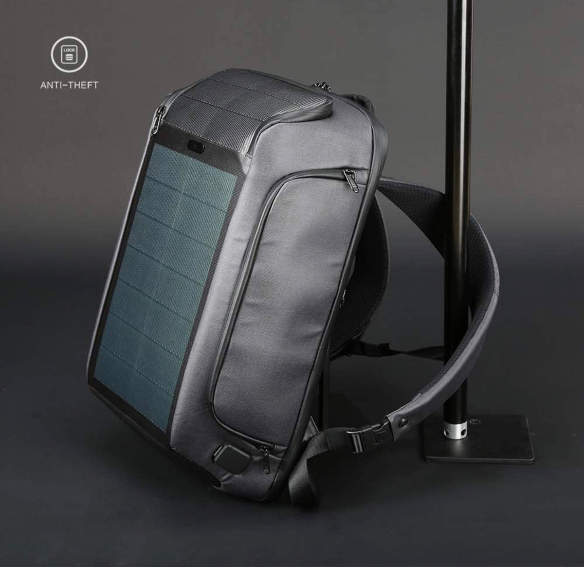 HackPack Solar Multifunction Backpack – Back from the Future