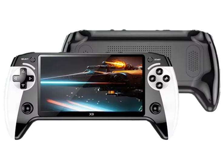 Black Hawk, Retro Game Console, 4000 Games, 9 Simulators, 5.5" HD Scre ...